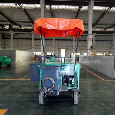 Highly Maneuverable Slipform Paver For Curbs Slope Protection And ...