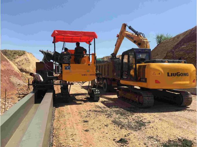 2.5m Wide Concrete Slip Form Paver SMC-5000 Concrete Slip Form Machine