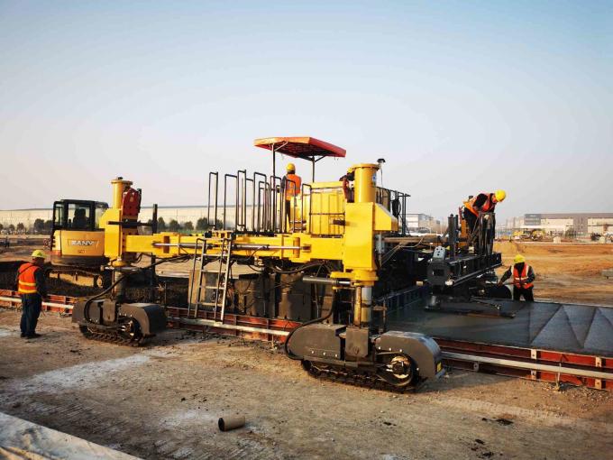 8M Wide Concrete Slip Form Paver For Airport Pavement Laying